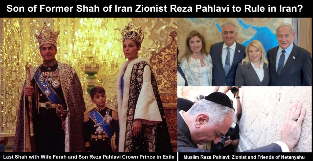 The U.S. and Israel Want Zionist Reza Pahlavi, the Son of the Last Shah ...